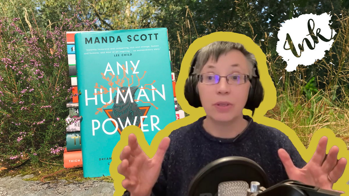 Any Human Power live with Manda Scott – Adventurous Ink